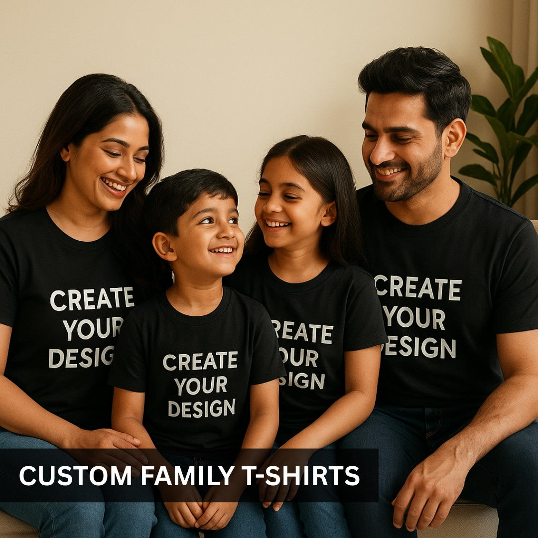 Custom Family T-Shirts – His'en'Her - Shop T-Shirts For Men & Women Online